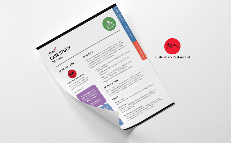 RA Sushi - Mimeo Case Study - Mimeo.co.uk